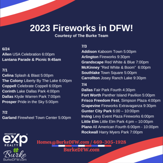 How To Watch 4th Of July Fireworks In DFW, 2023 Edition – All Things DFW